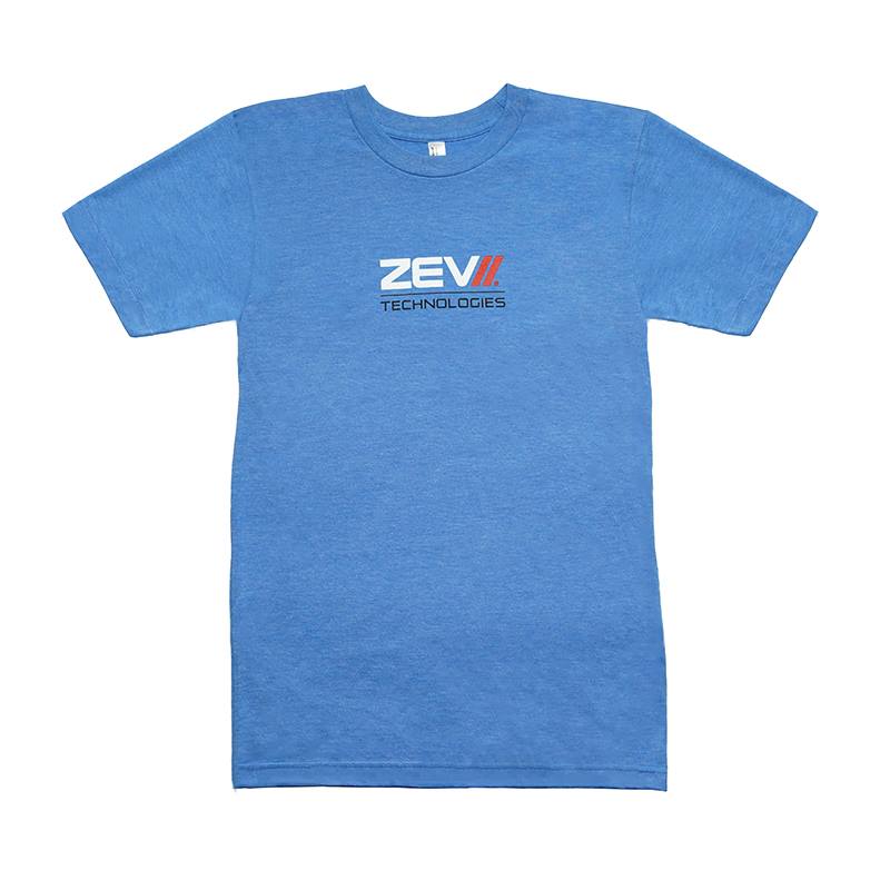 ZEV Technologies - Zev Logo T-Shirt (Heather Blue) – Black Box Customs